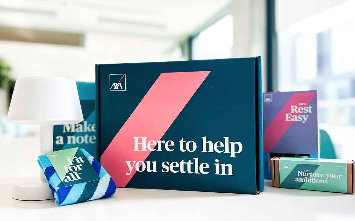 The AXA Hello: Onboarding gifts bring culture to life